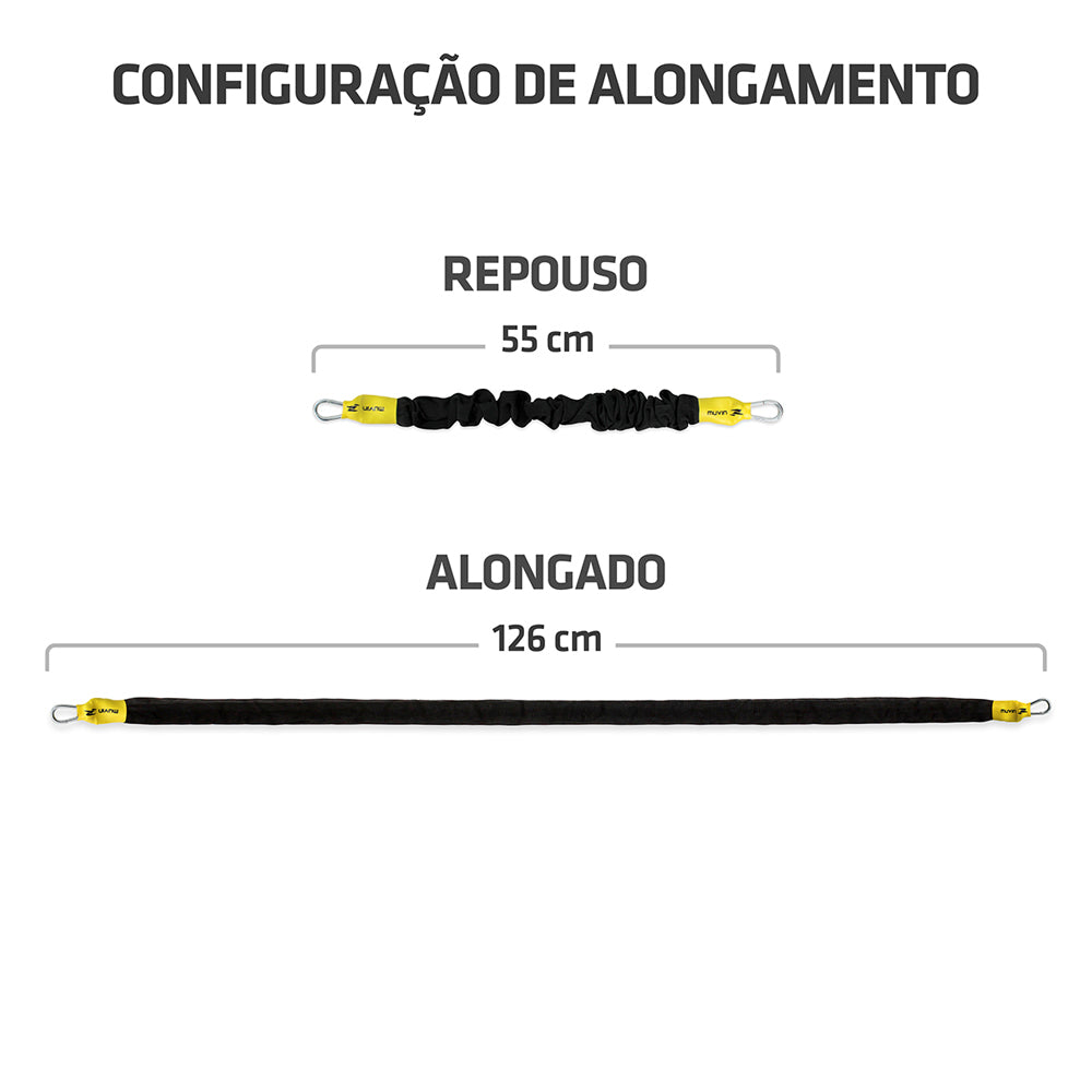 Elástico Multifunção - Tensão Média - Muvin - EMF-100